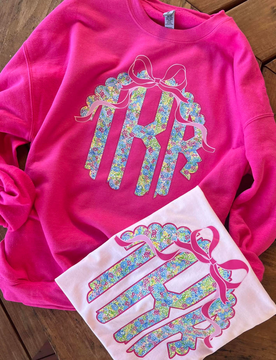LILY MONOGRAM | DTF TRANSFER | CUSTOM – Owlrageous Boutique and Transfers