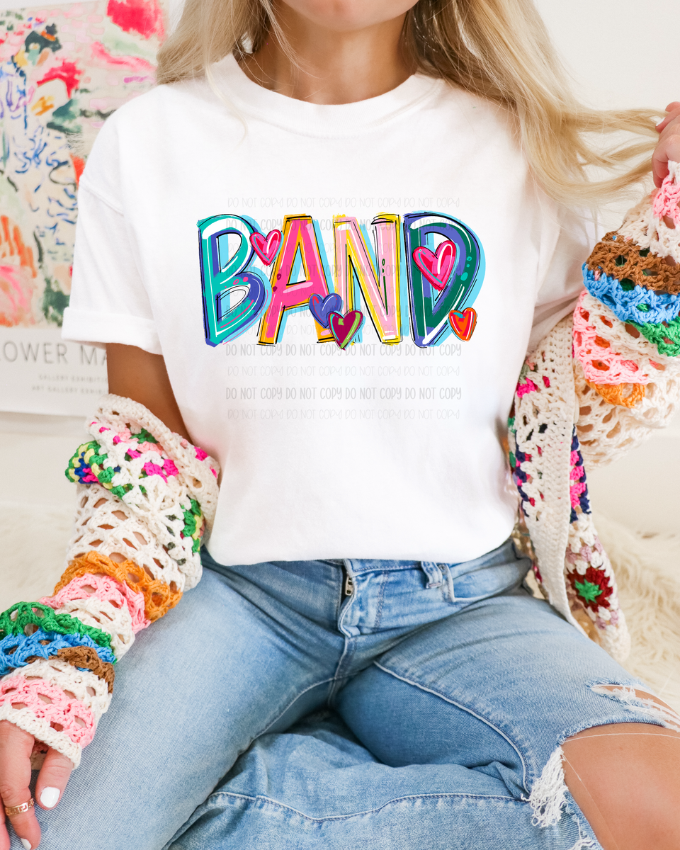 BAND - DTF TRANSFER – Owlrageous Boutique and Transfers