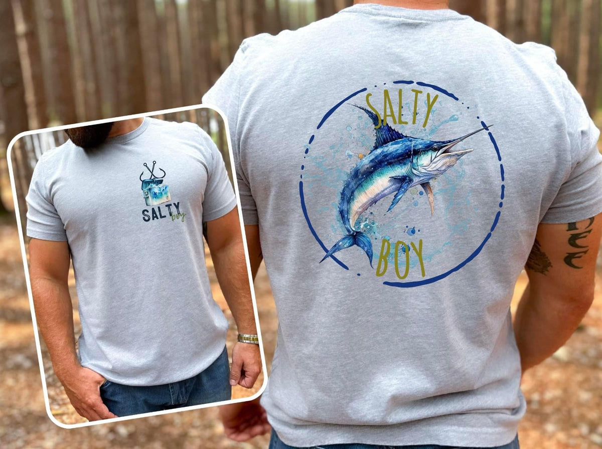 SALTY BOY SWORDFISH FRONT/BACK-DTF TRANSFER – Owlrageous Boutique and ...